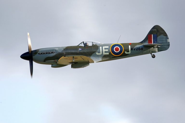 Haverfordwest: Spitfires make surprise landing to refuel on way to ...