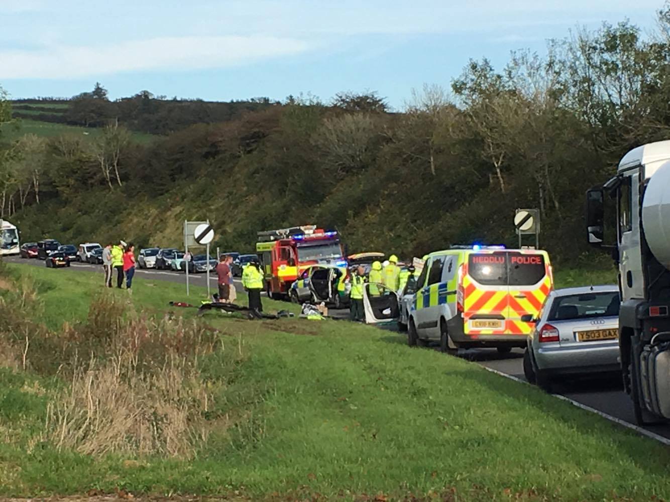 Llanteg: Car crash causes large tailbacks – The Pembrokeshire Herald