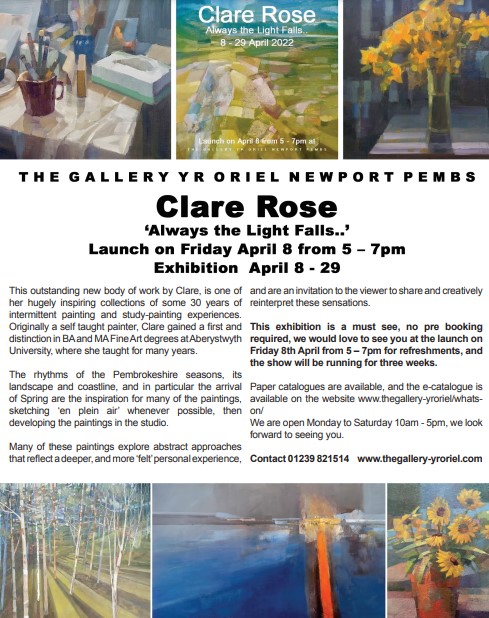Clare Rose exhibition – The Pembrokeshire Herald
