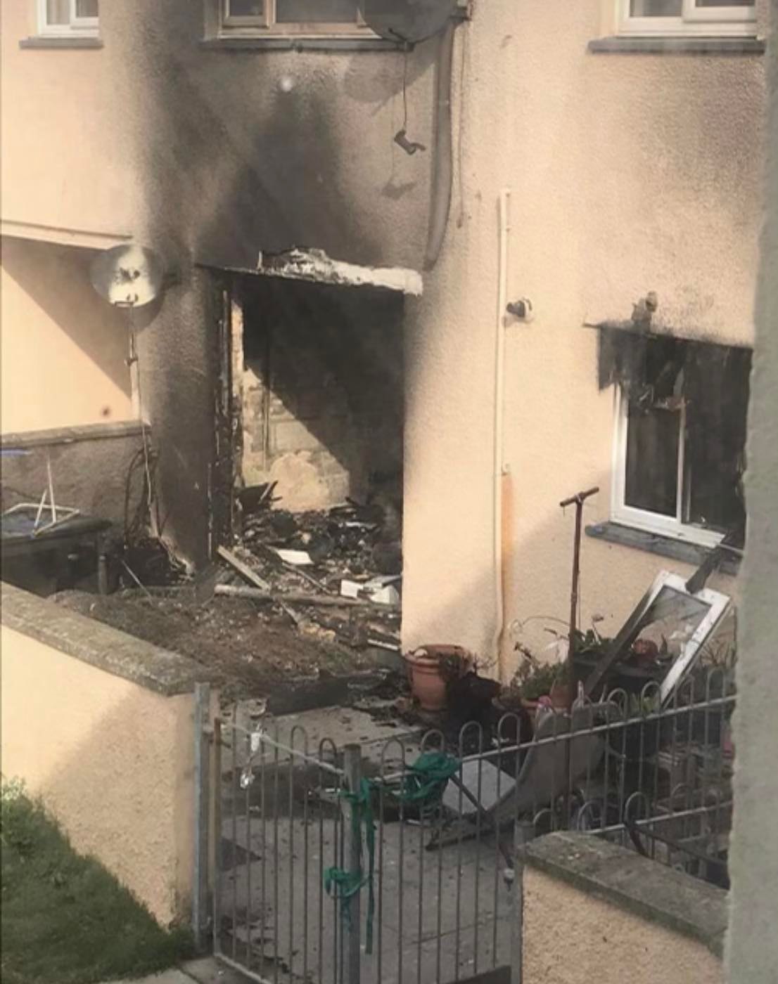 ‘Complete and utter devastation’ following ground floor flat blaze in ...