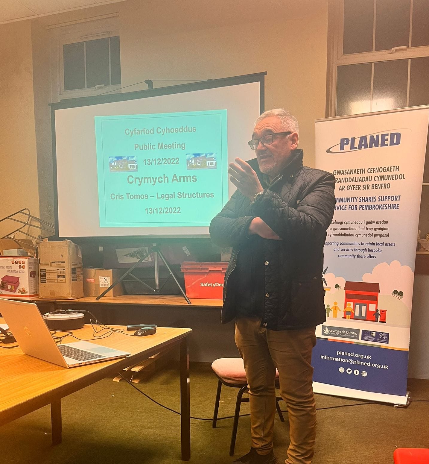 Pembrokeshire community aims to buy their closed local, The Crymych ...