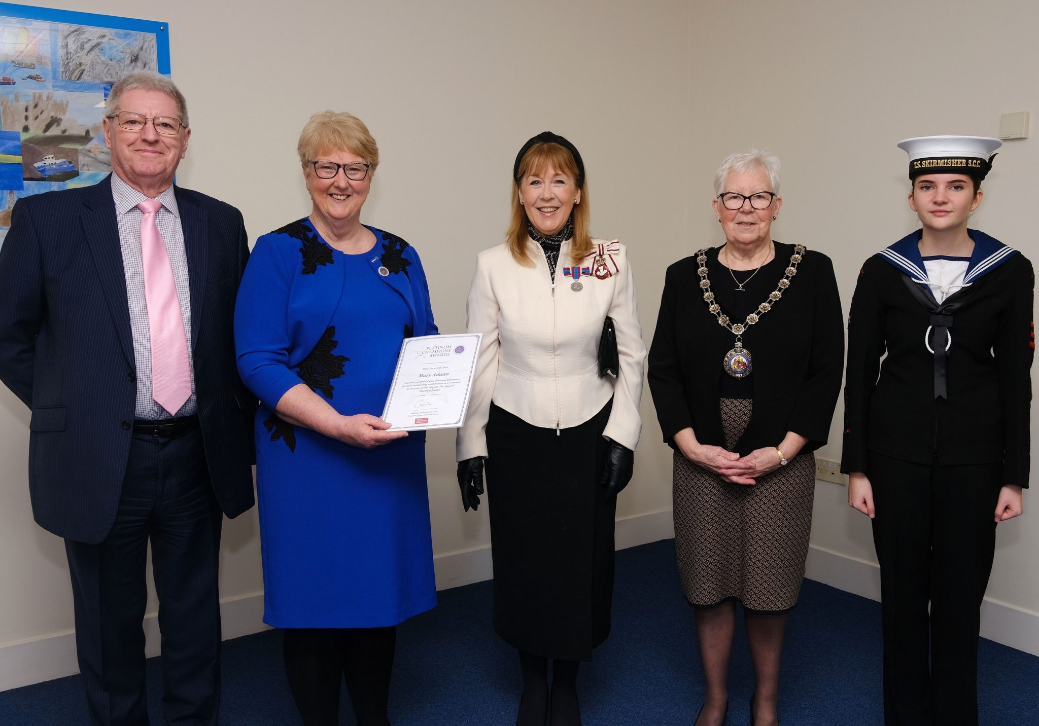 Ceremony held at County Hall for recipients of the British Empire Medal ...