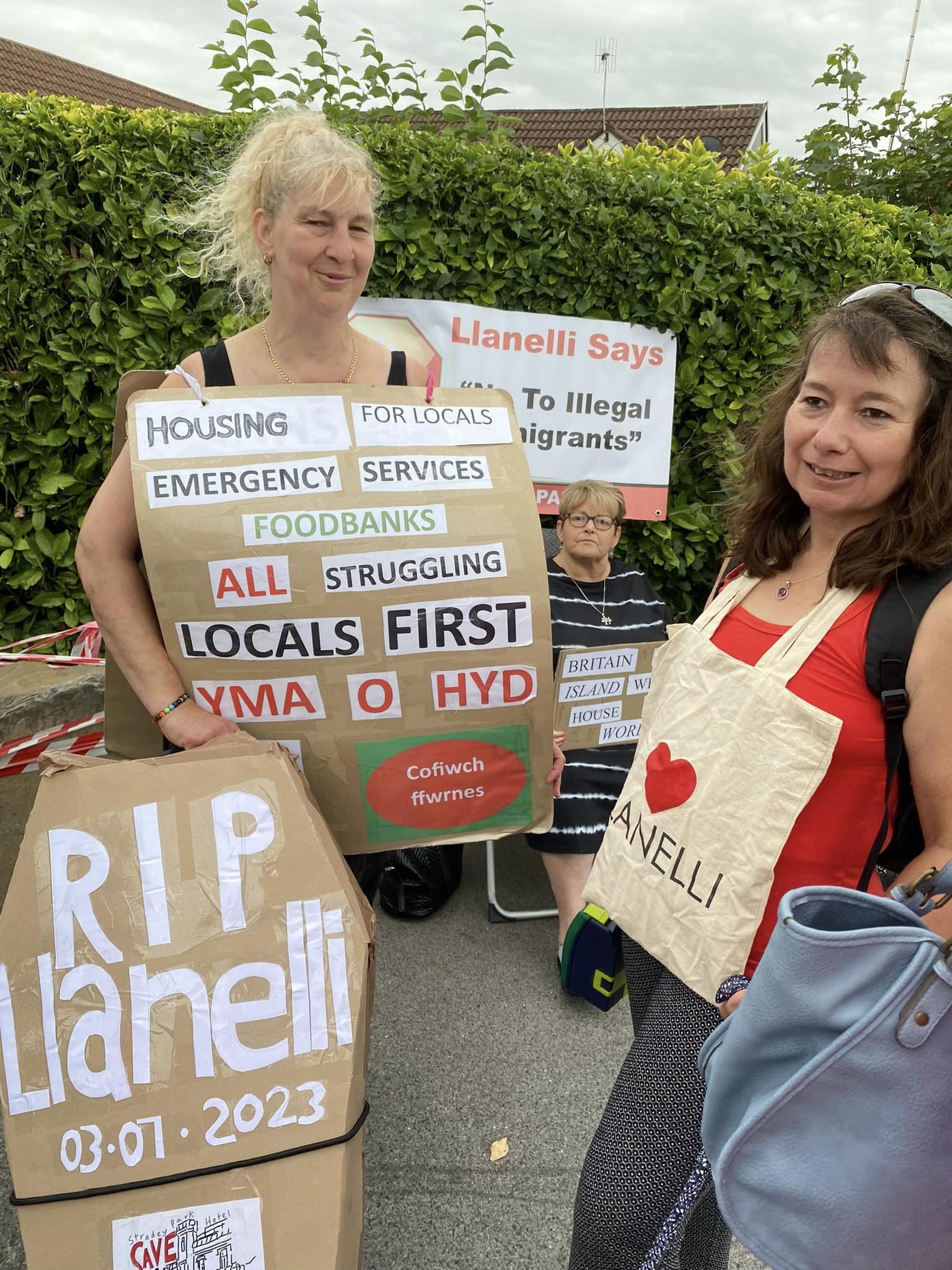 Llanelli split as asylum seekers take shelter in Stradey Park Hotel ...