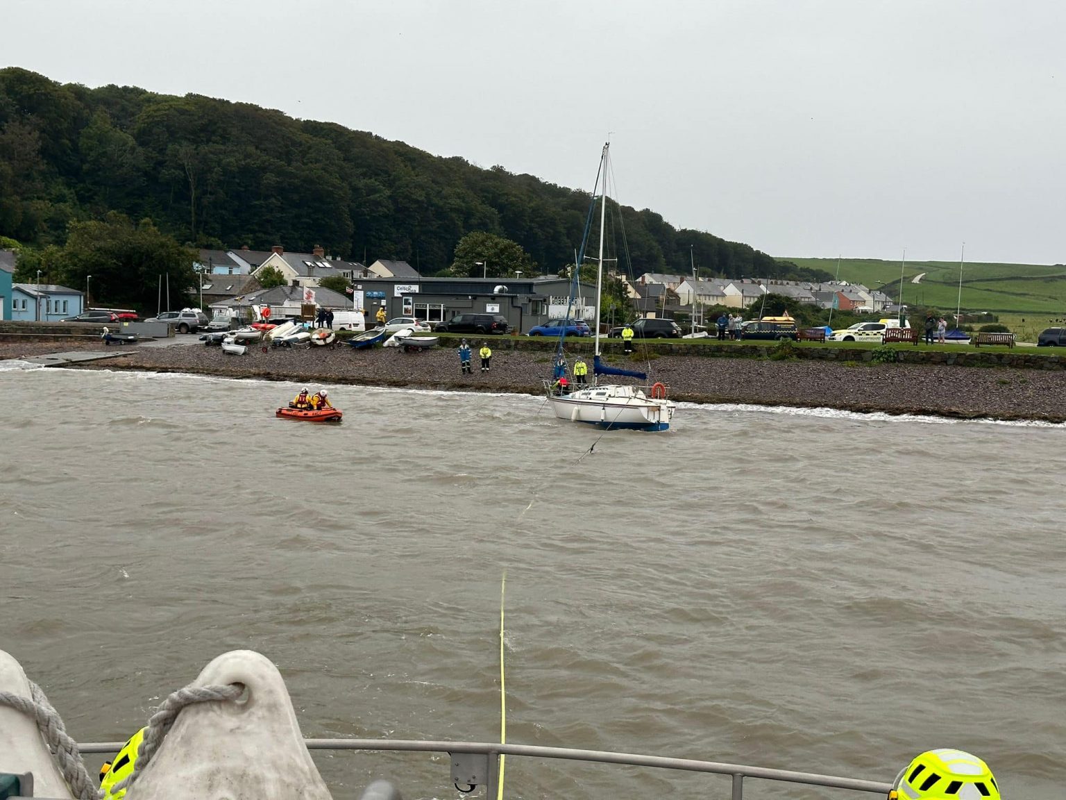Heroic RNLI lifeboat crew battles storm betty to save stricken yachts ...