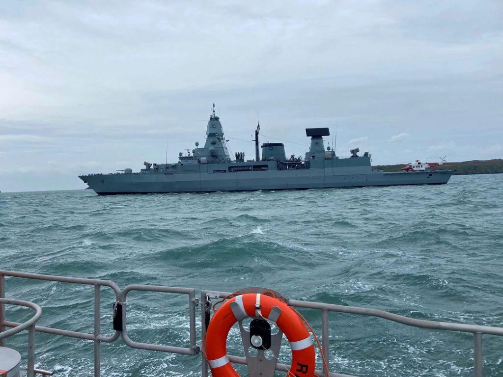 NATO warship SOS: Rescue operation launched off Pembrokeshire coast ...