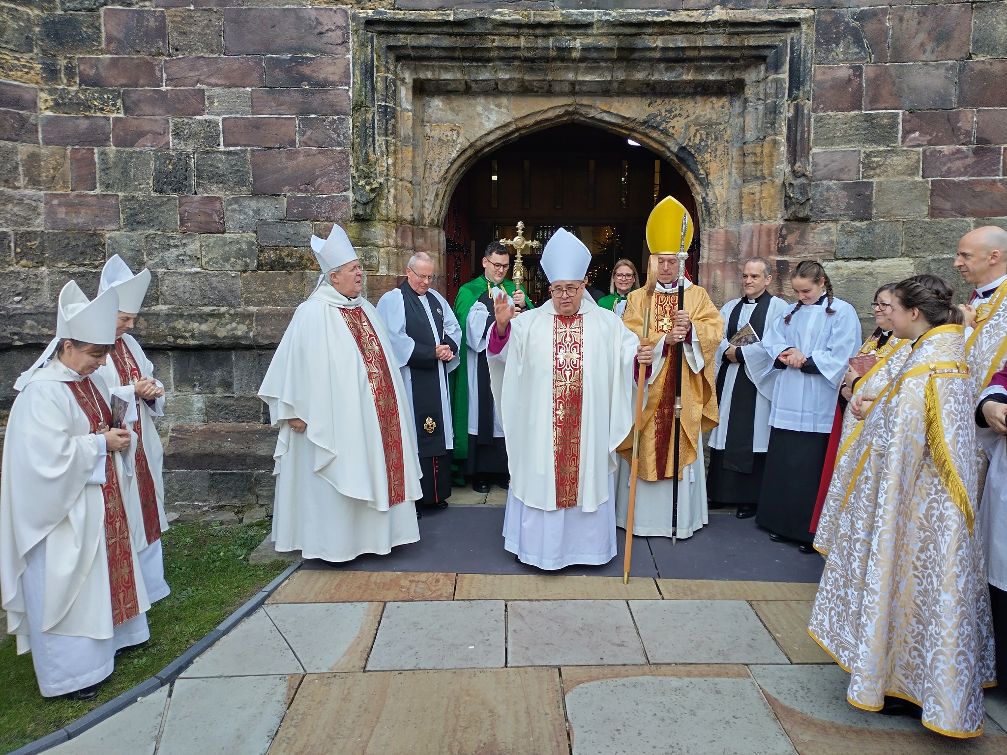 New Bishop of St Davids consecrated in a ceremonial service in Bangor ...