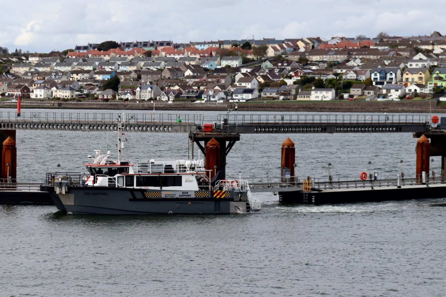 Port welcomes first vessel to new workboat pontoons – The Pembrokeshire ...