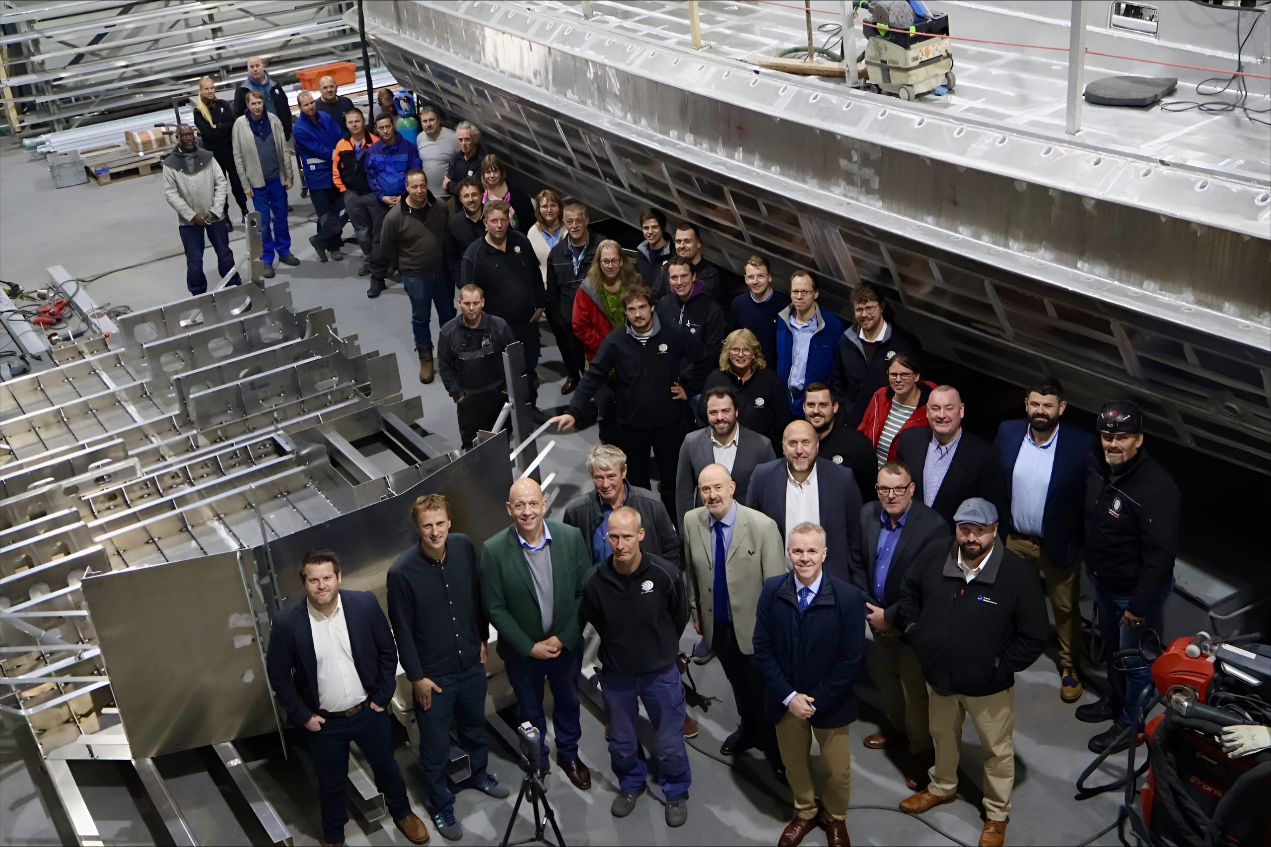 The official keel laying ceremony for the Port of Milford Haven’s new ...