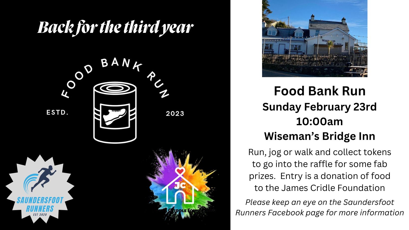 Food Bank Run Sunday 230225 – The Pembrokeshire Herald