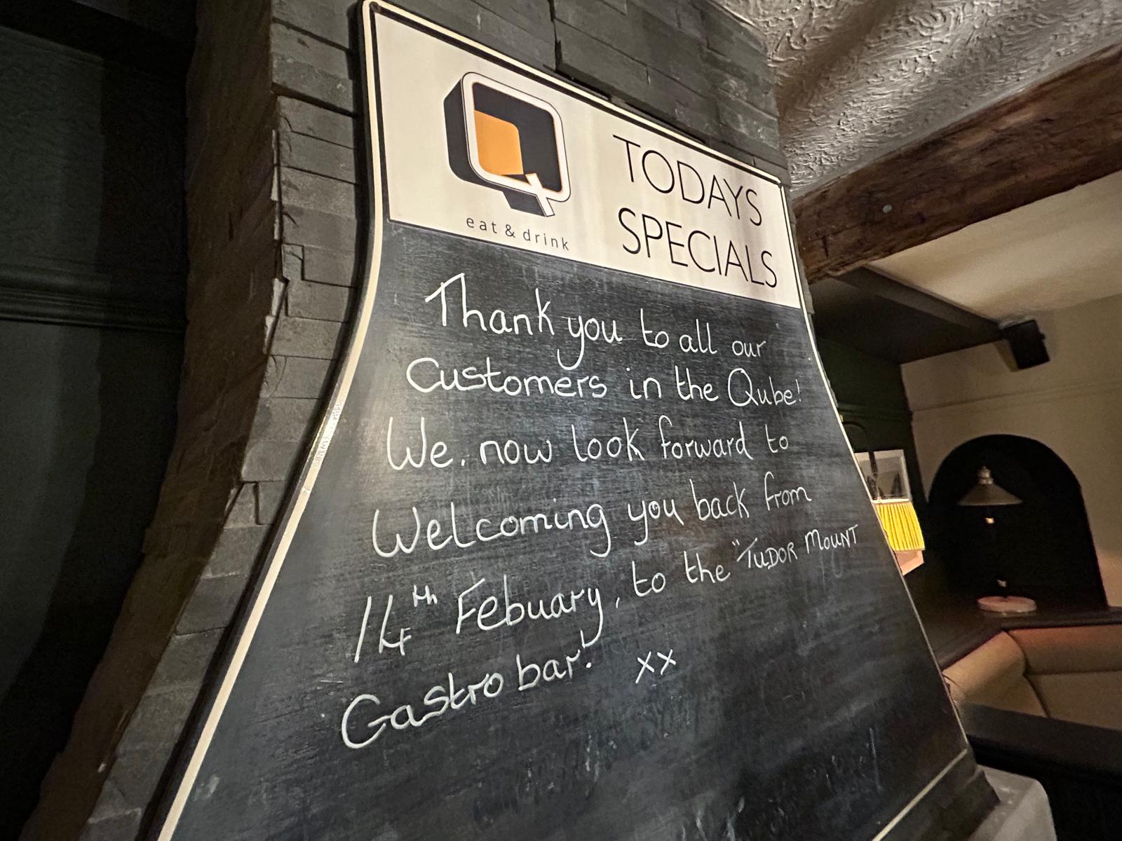 Beloved Qube Restaurant in Tenby to reopen as Tudor Mount Gastro Bar ...