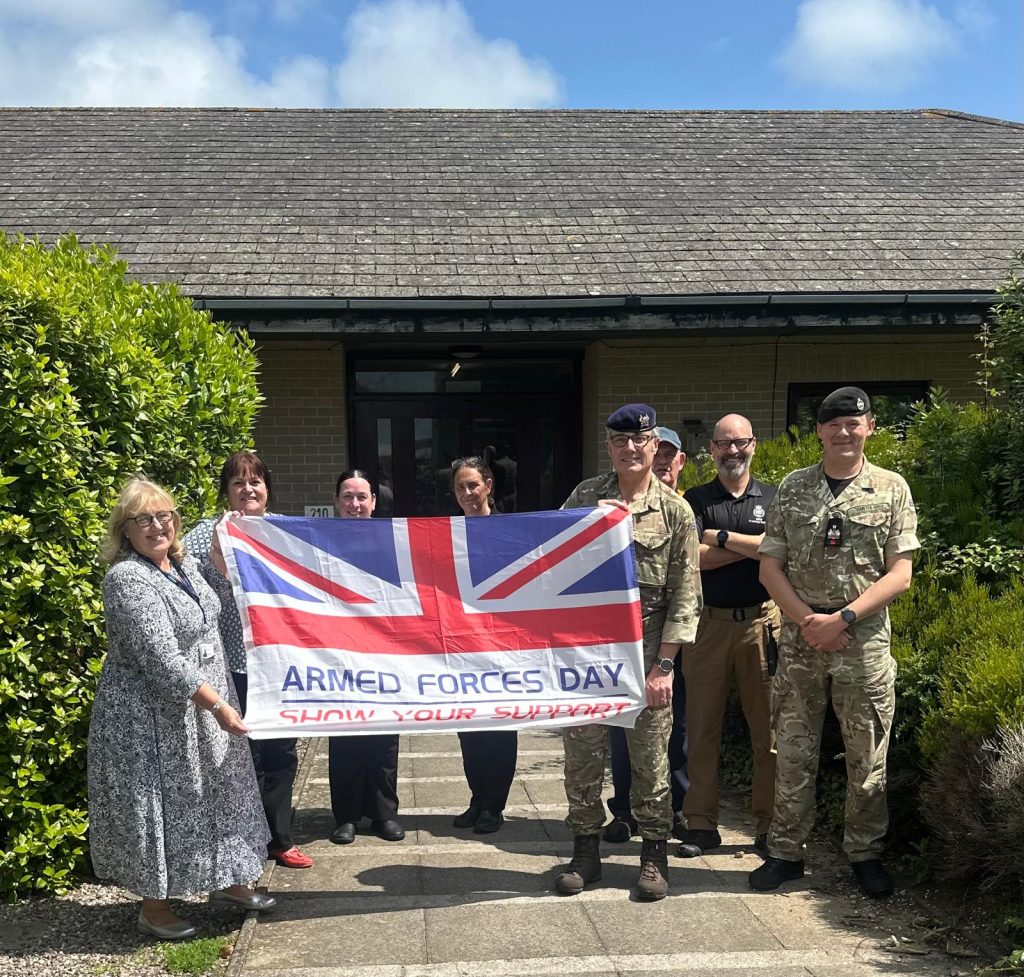 Landmarc raises the flag at Castlemartin to mark the start of Armed Forces Week – The ...