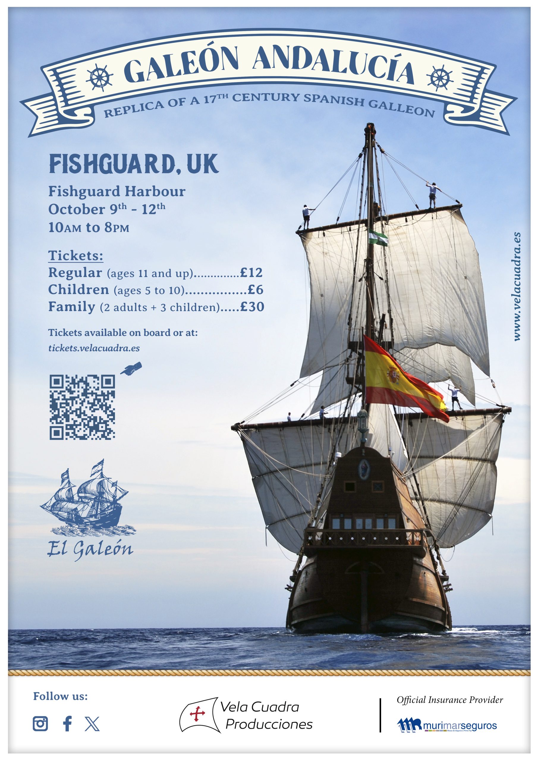 Spanish galleon sails into Fishguard for first time – The Pembrokeshire ...