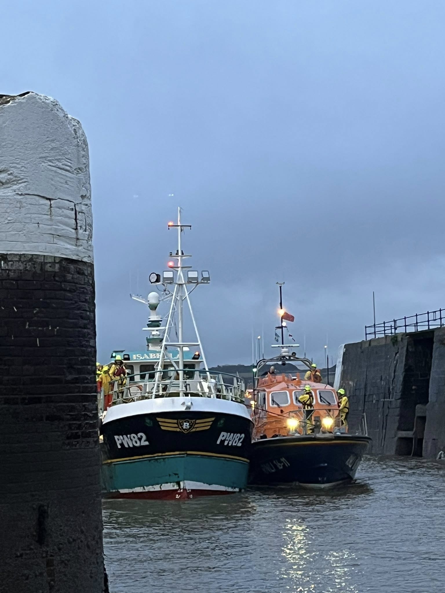 Angle lifeboat tows stricken fishing vessel to safety – The ...