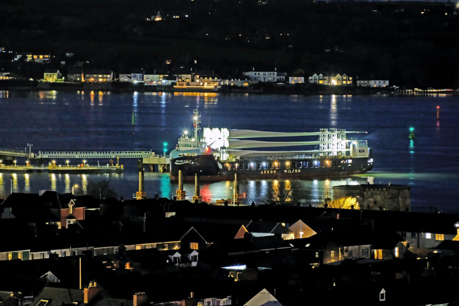 First wind turbine components arrive as LNG project moves ahead – The ...