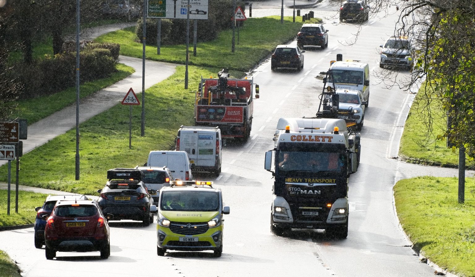 Storm Ingrid batters Pembrokeshire as ferries cancelled and Cleddau ...